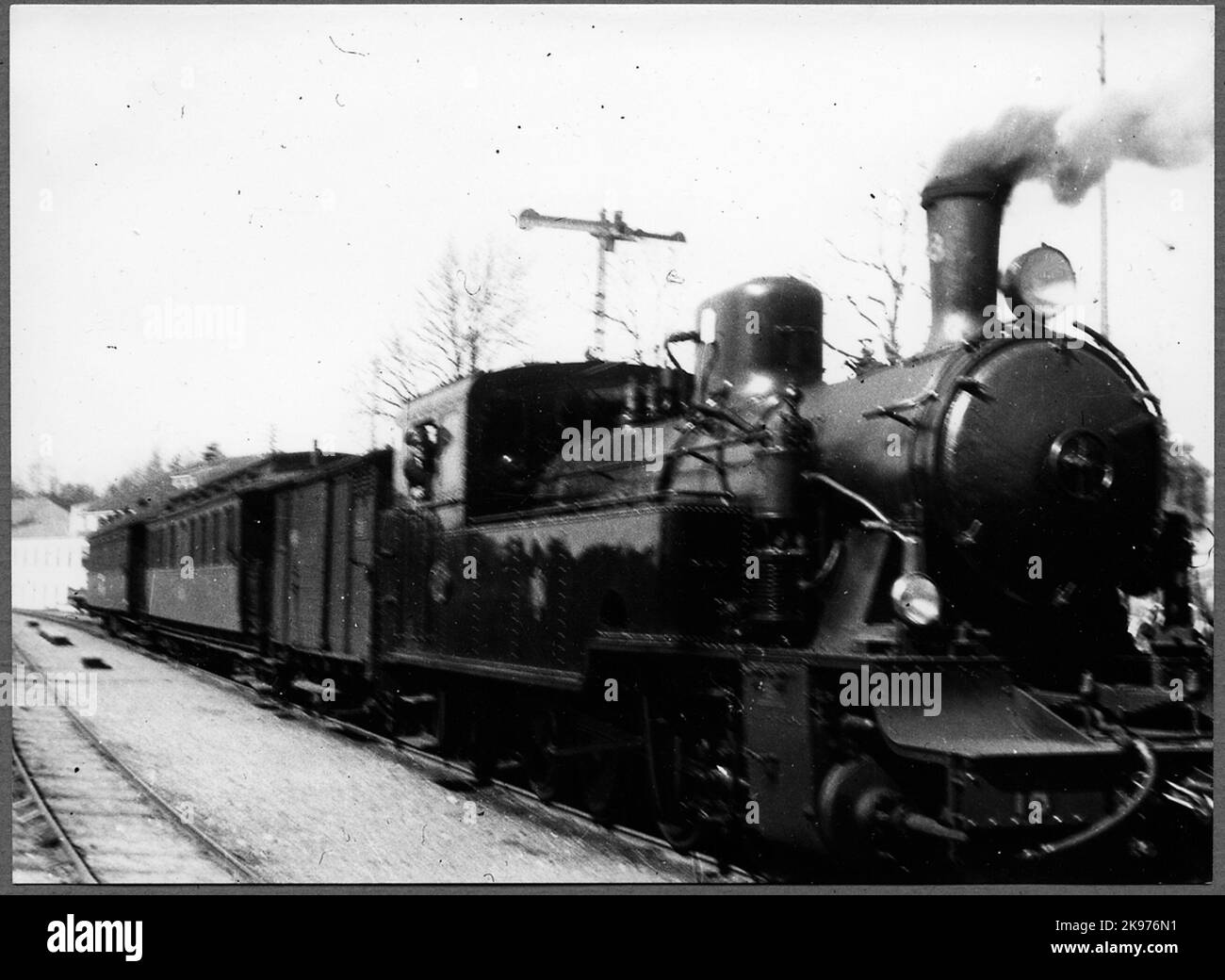 Steam locomotive, northern Östergötlands Railways, Nöje Lok 18 ...