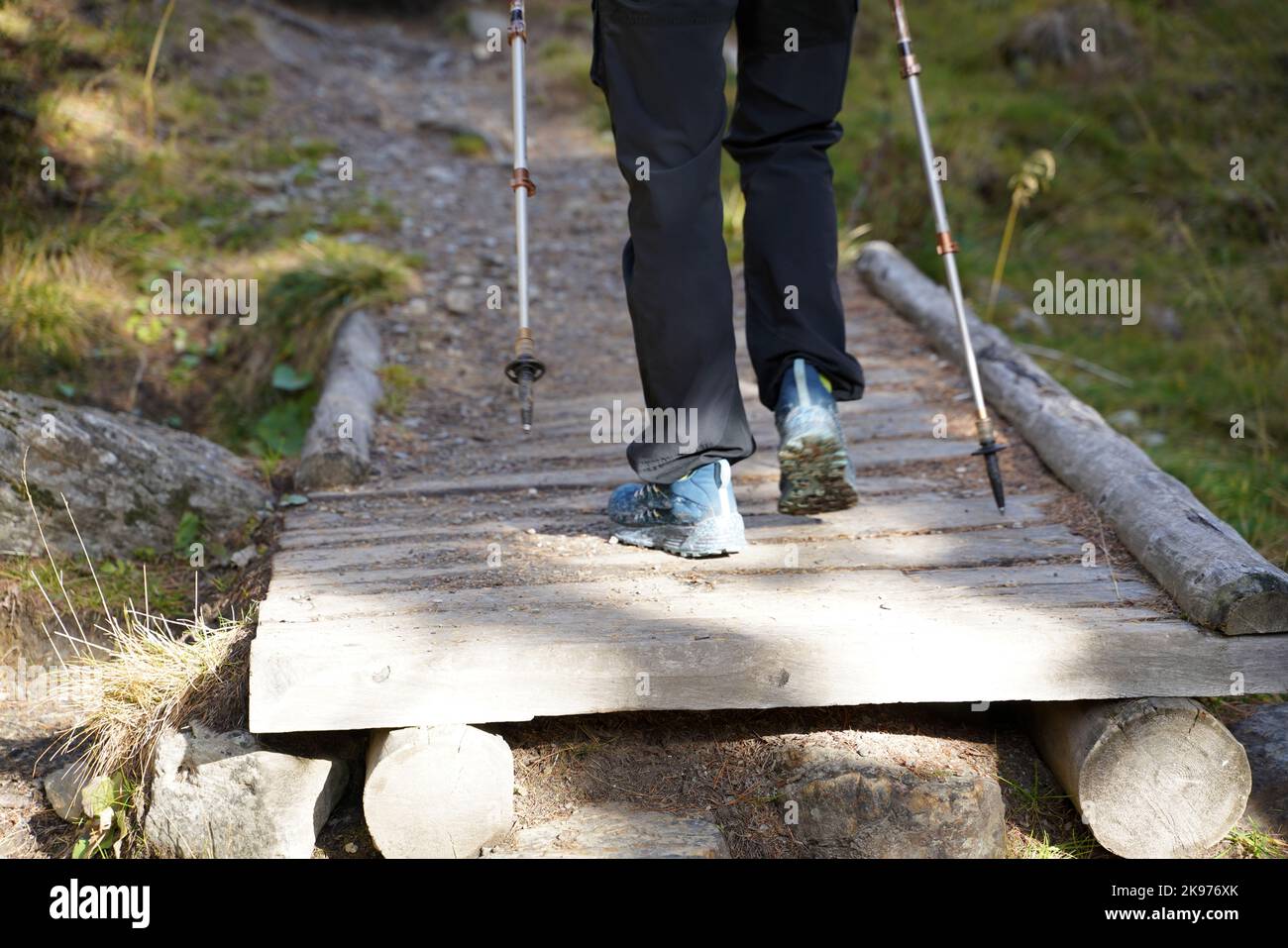 Hiking trail in South Tyrol in the Martell Valley Stock Photo - Alamy