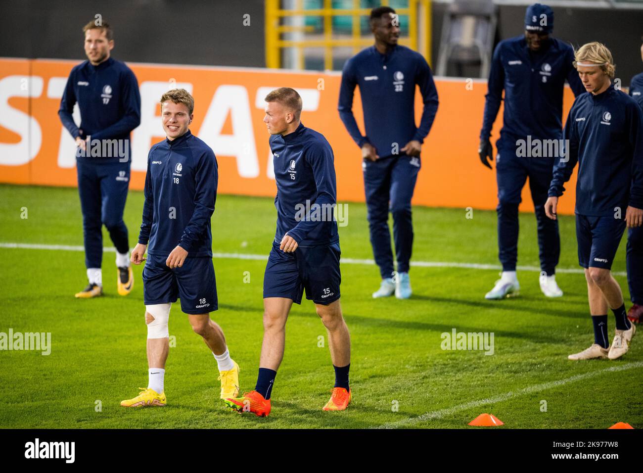 Dublin, Ireland, 26/10/2022, Gent's players pictured in action during a ...