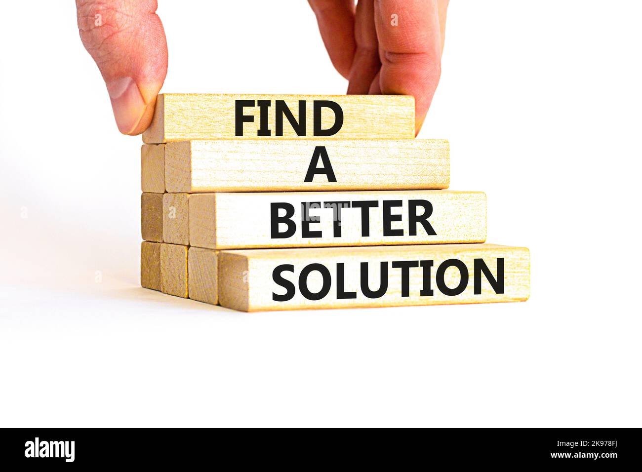 Find a better solution symbol. Concept words Find a better solution on ...
