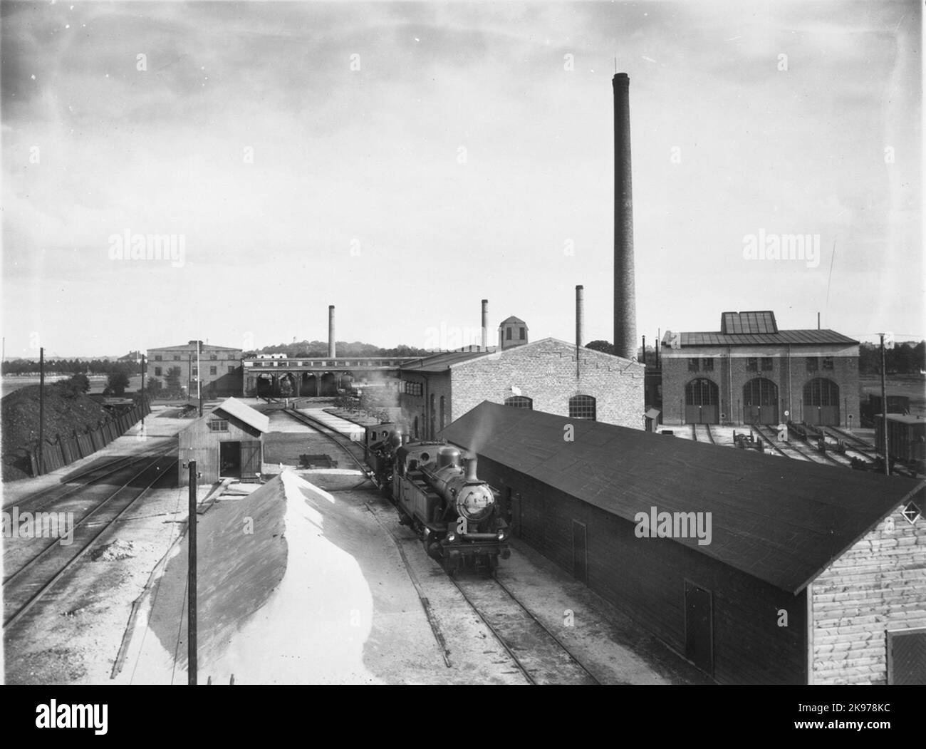 Lokstallet. Steam the State Railways, SJ SA 945 Stock Photo - Alamy