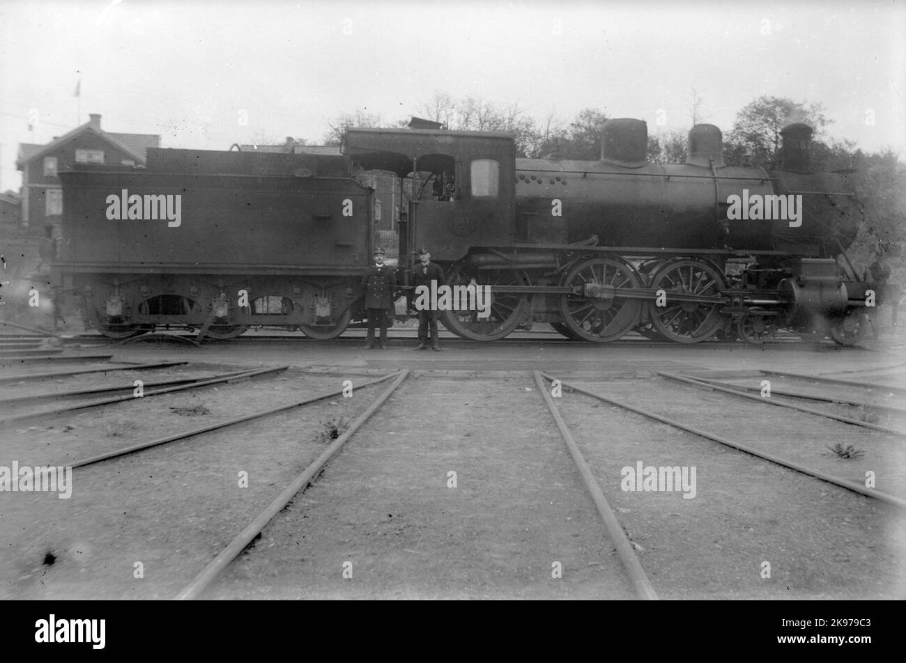 The State Railways, SJ TA 587. The picture shows the locomotive after ...