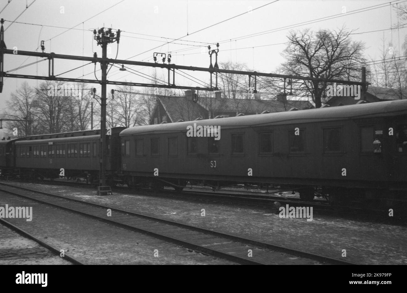 The State Railways, SJ Personal Train at Växjö station Stock Photo - Alamy