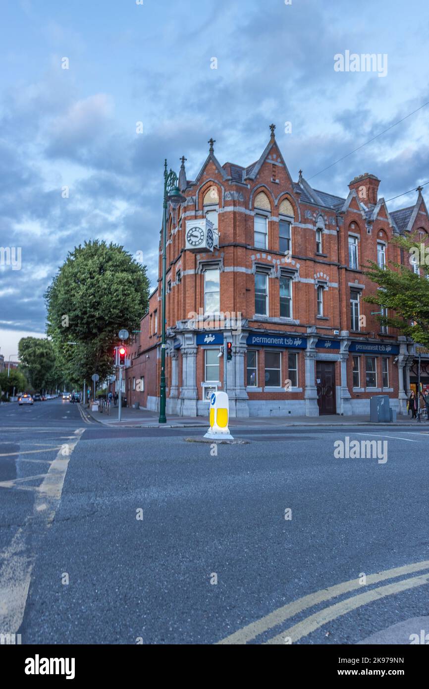 Dublin, Ireland - July 7 2022 "Dublin streets during the sunset, Baggot Street Upper Stock Photo ...