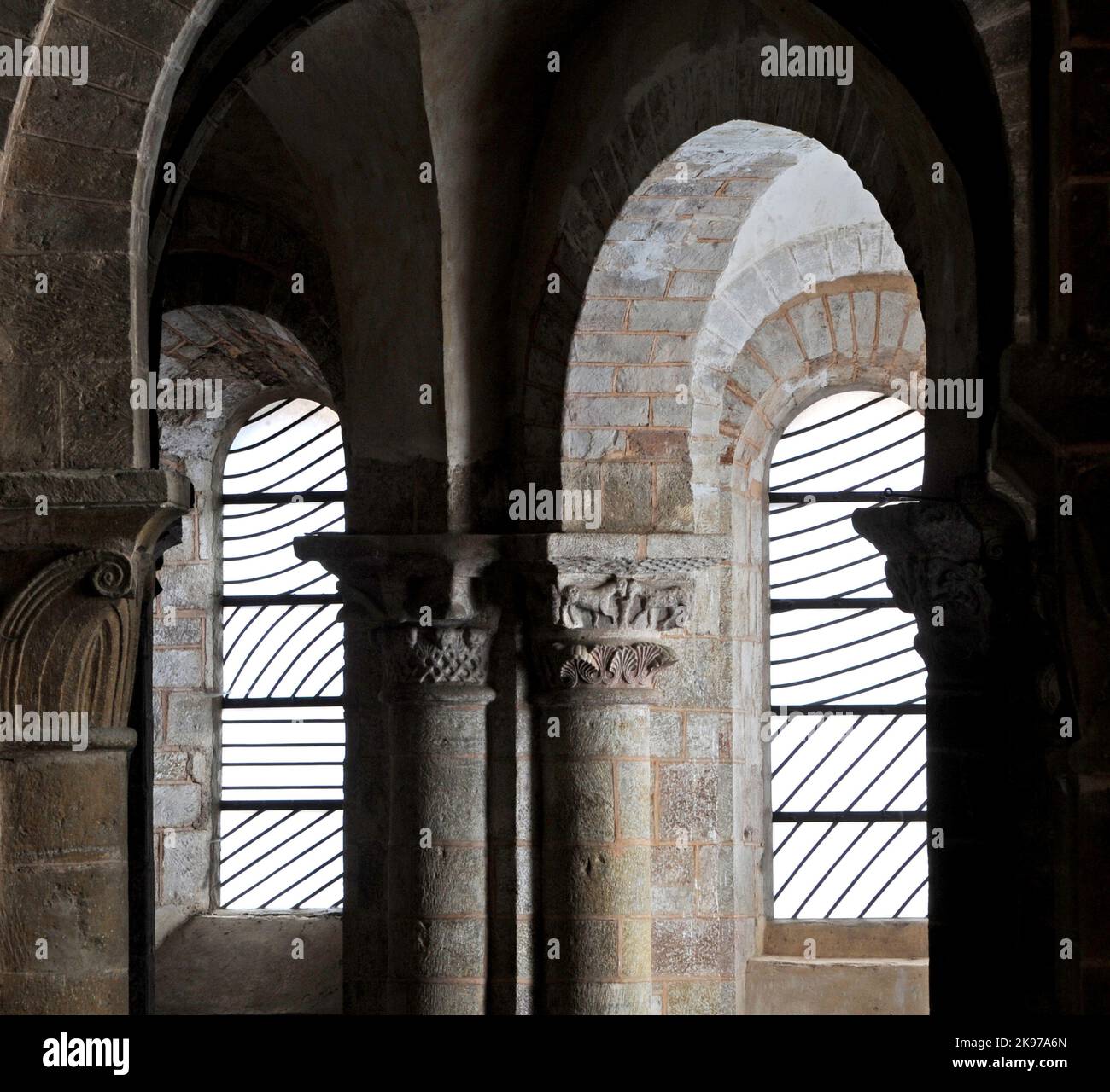 Conques abbey interior hi-res stock photography and images - Alamy