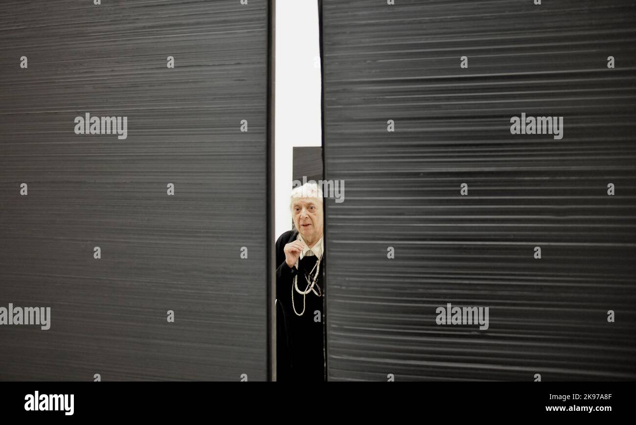 FRANCE. AVEYRON (12) RODEZ, SOULAGES MUSEUM. EXHIBITION HALL OF ...