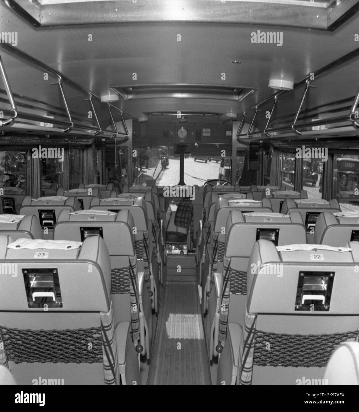 State Railways, SJ Tourist bus number 1882. Registration number M829 ...