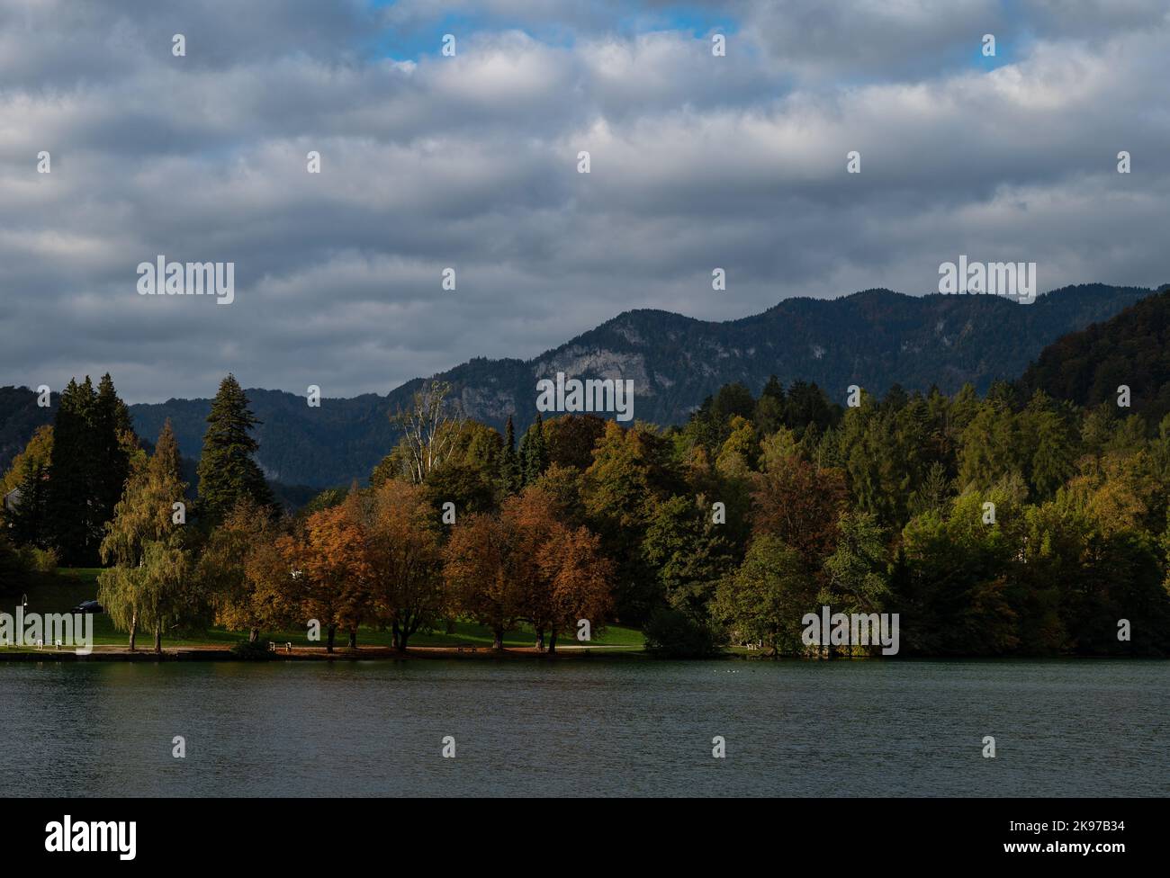 Autumn at Lake Bled, Slovenia Stock Photo - Alamy