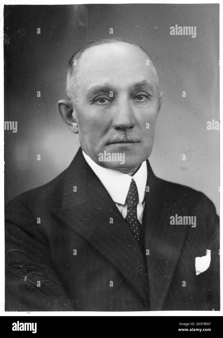 Carl Albin Hydén, station manager in Åshammar between 1917-1936 Stock ...