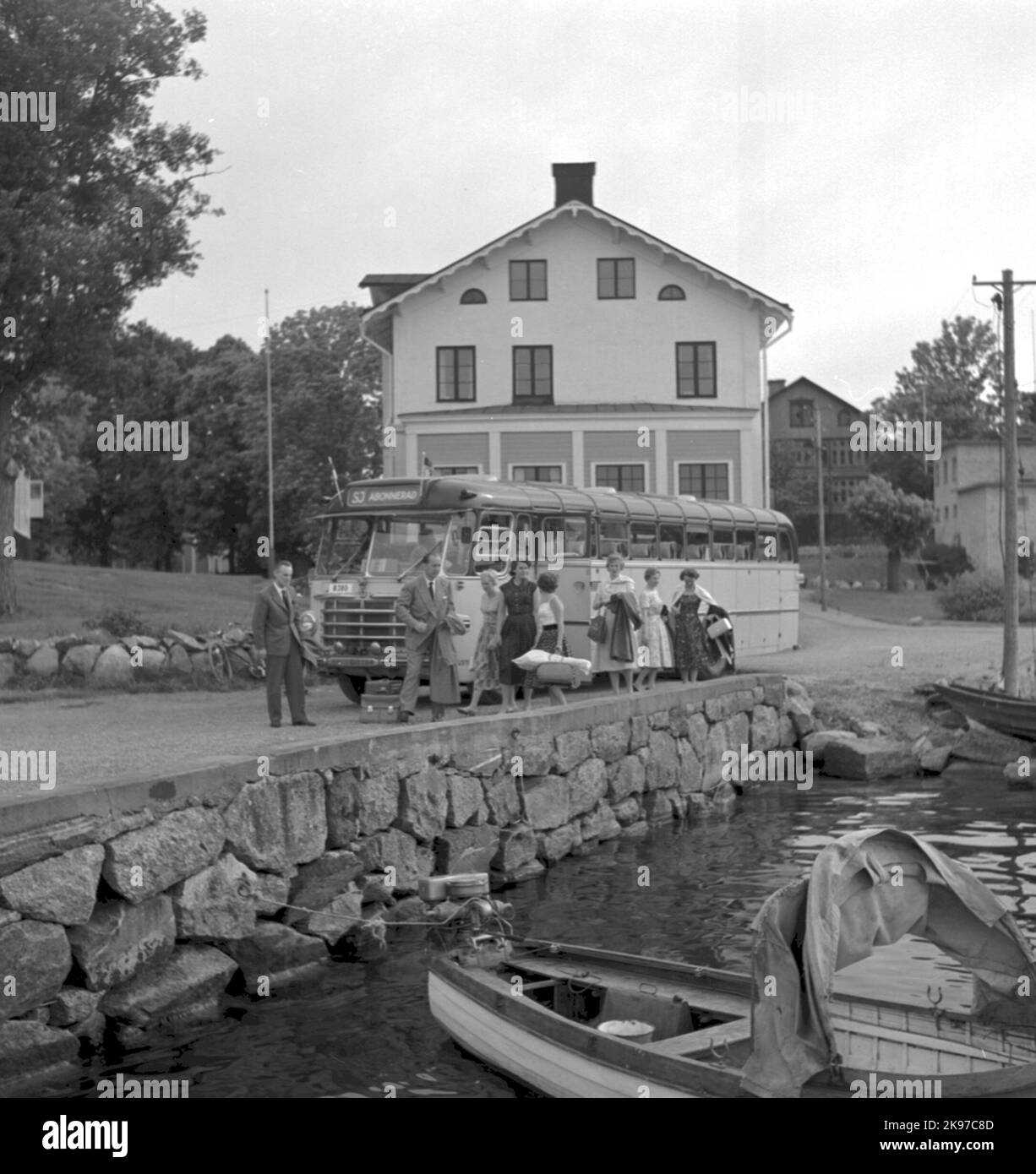 Tourist Bus SJ 2375 Stock Photo - Alamy