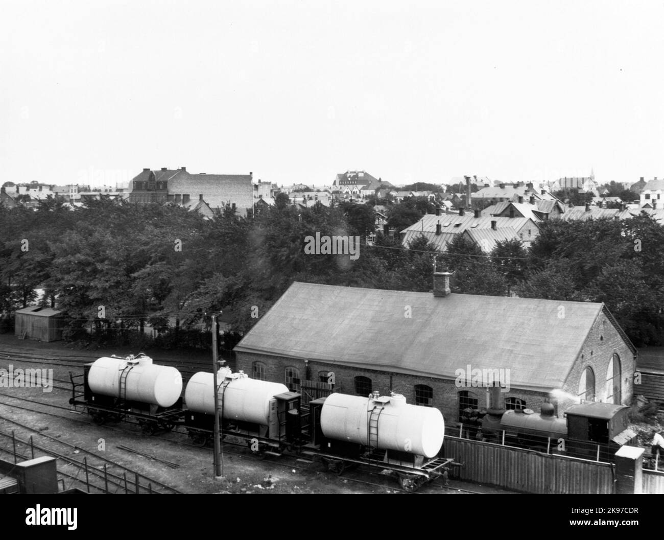 Malmö - Limhamns Railway, MLJ, Limhamn Bangård, Christer Olsson's tank ...