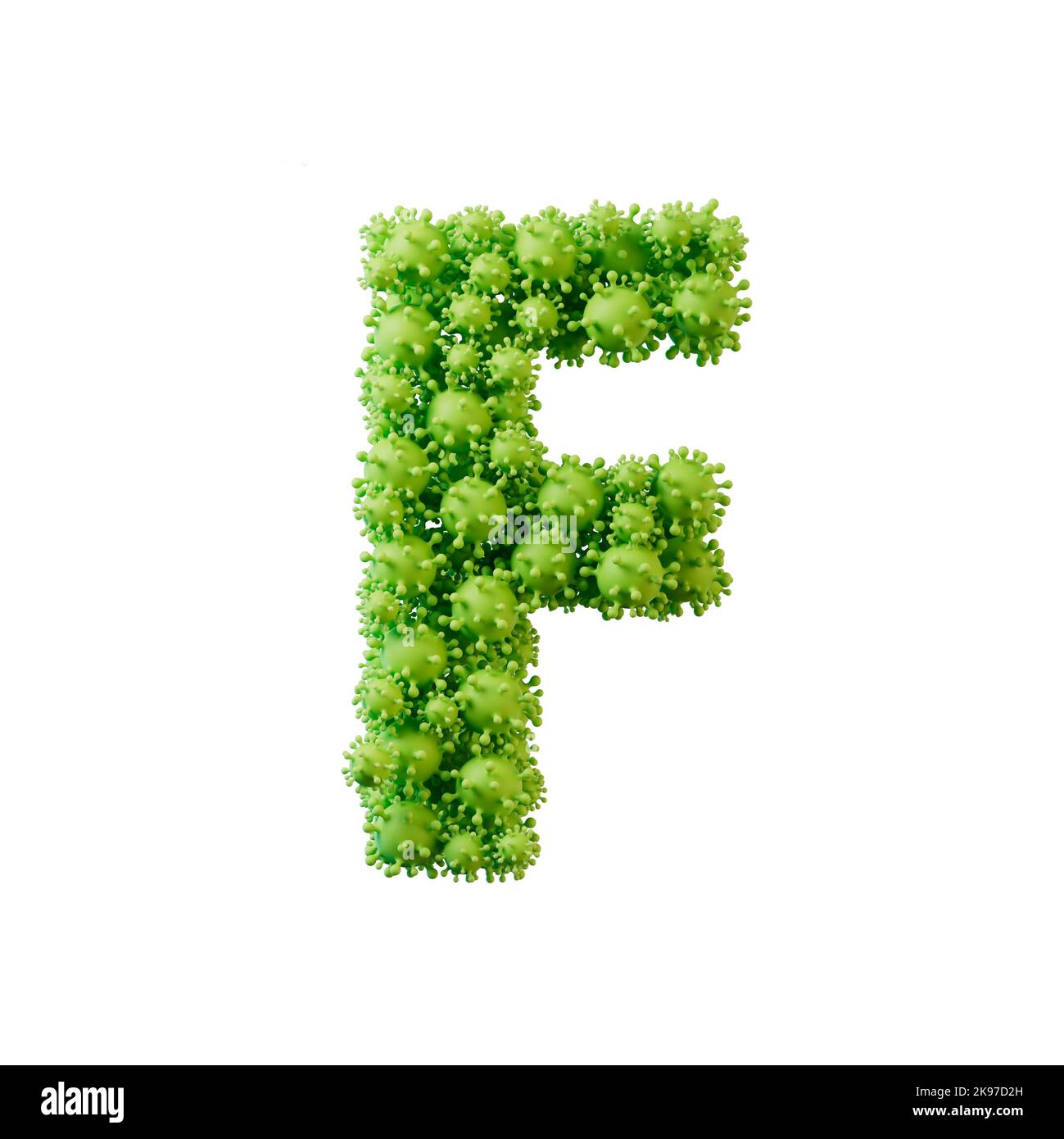 Green Letter F