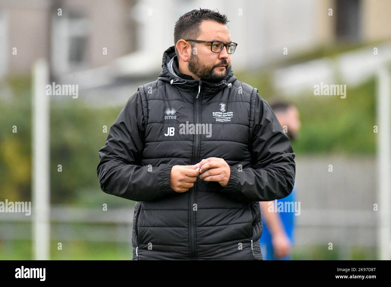 Ammanford, Wales. 22 October 2022. Jon Beale Head Coach of Swansea ...