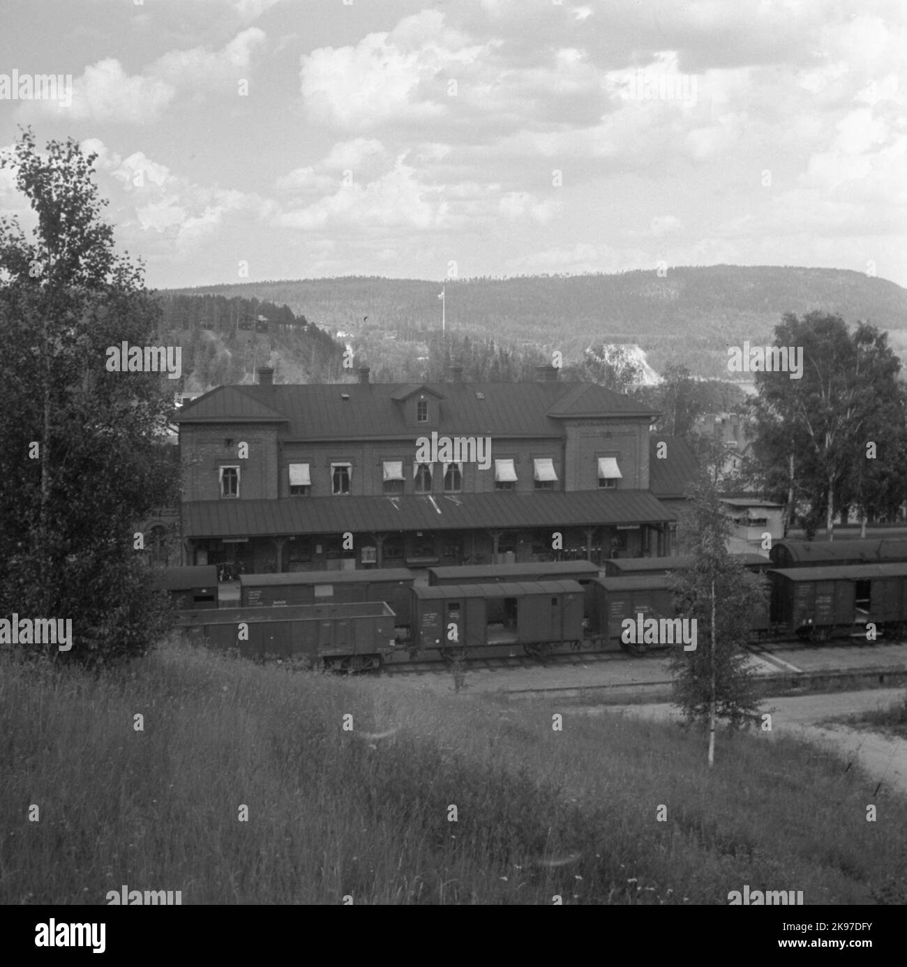 Sollefteå Railway Station Stock Photo - Alamy