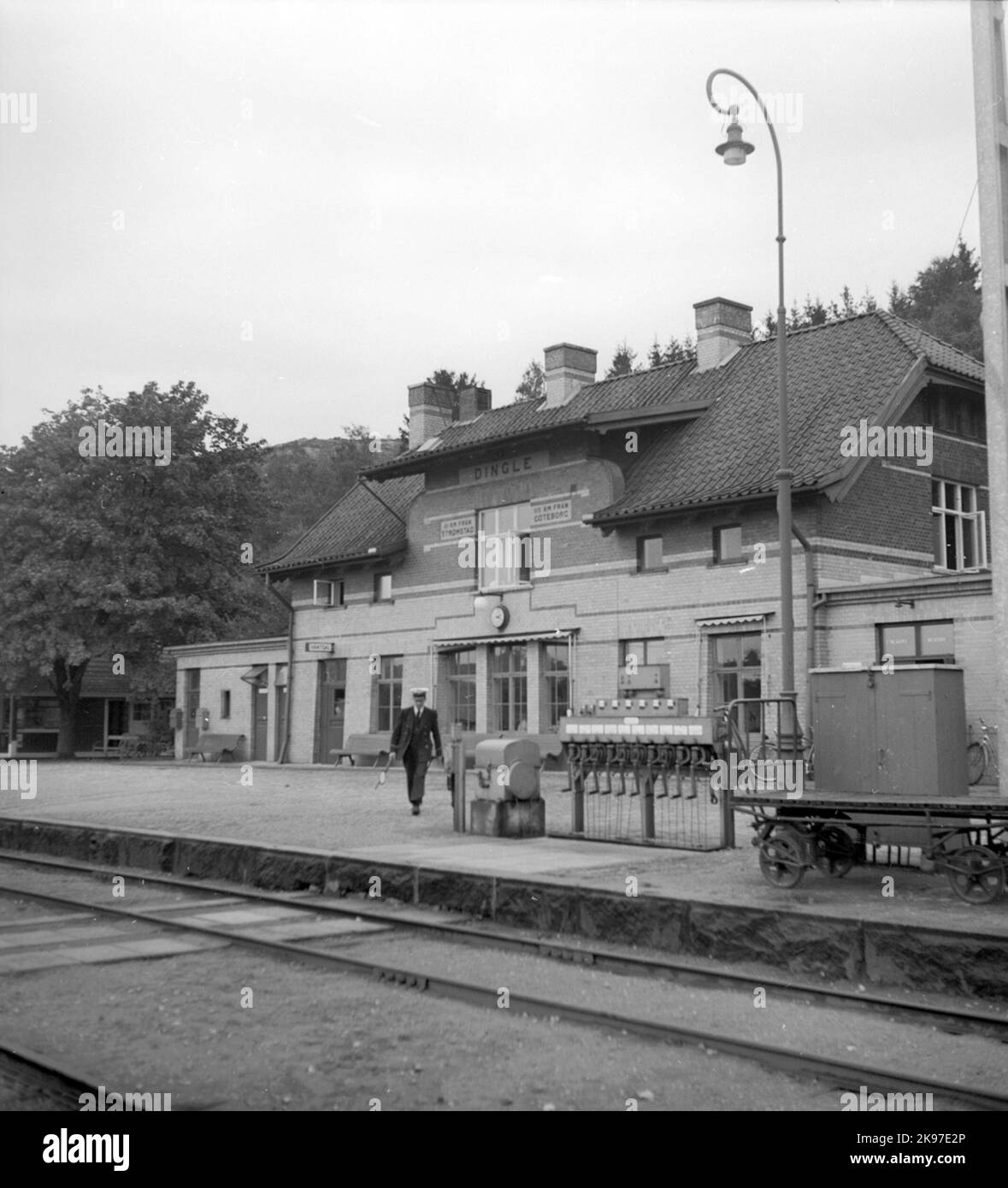 Dingle Railway Station was erected by SJ in 1905. The switchgear in the ...