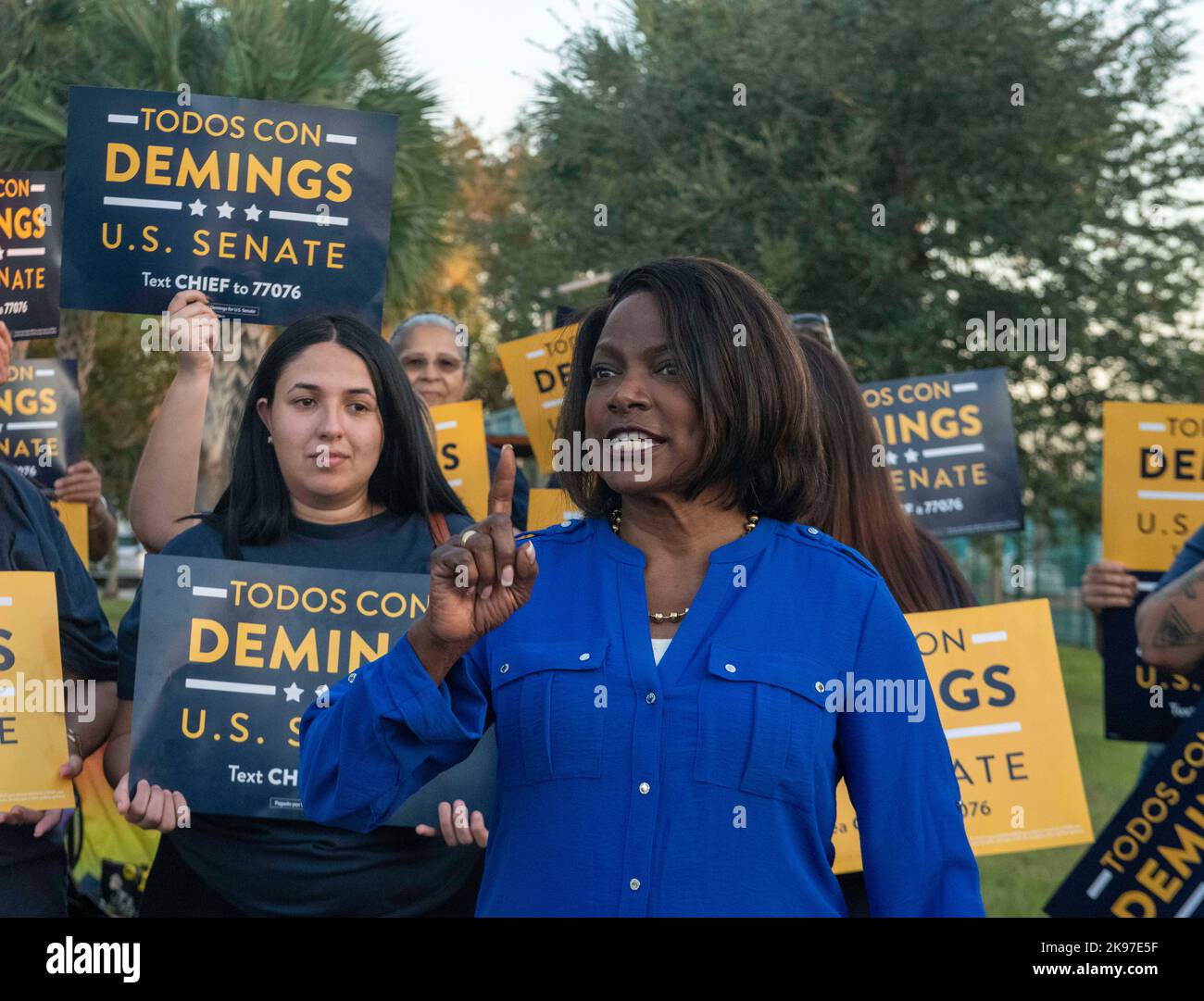 Kissimmee, Florida, USA. 25th Oct, 2022. Rep. VAL DEMINGS, Democratic ...