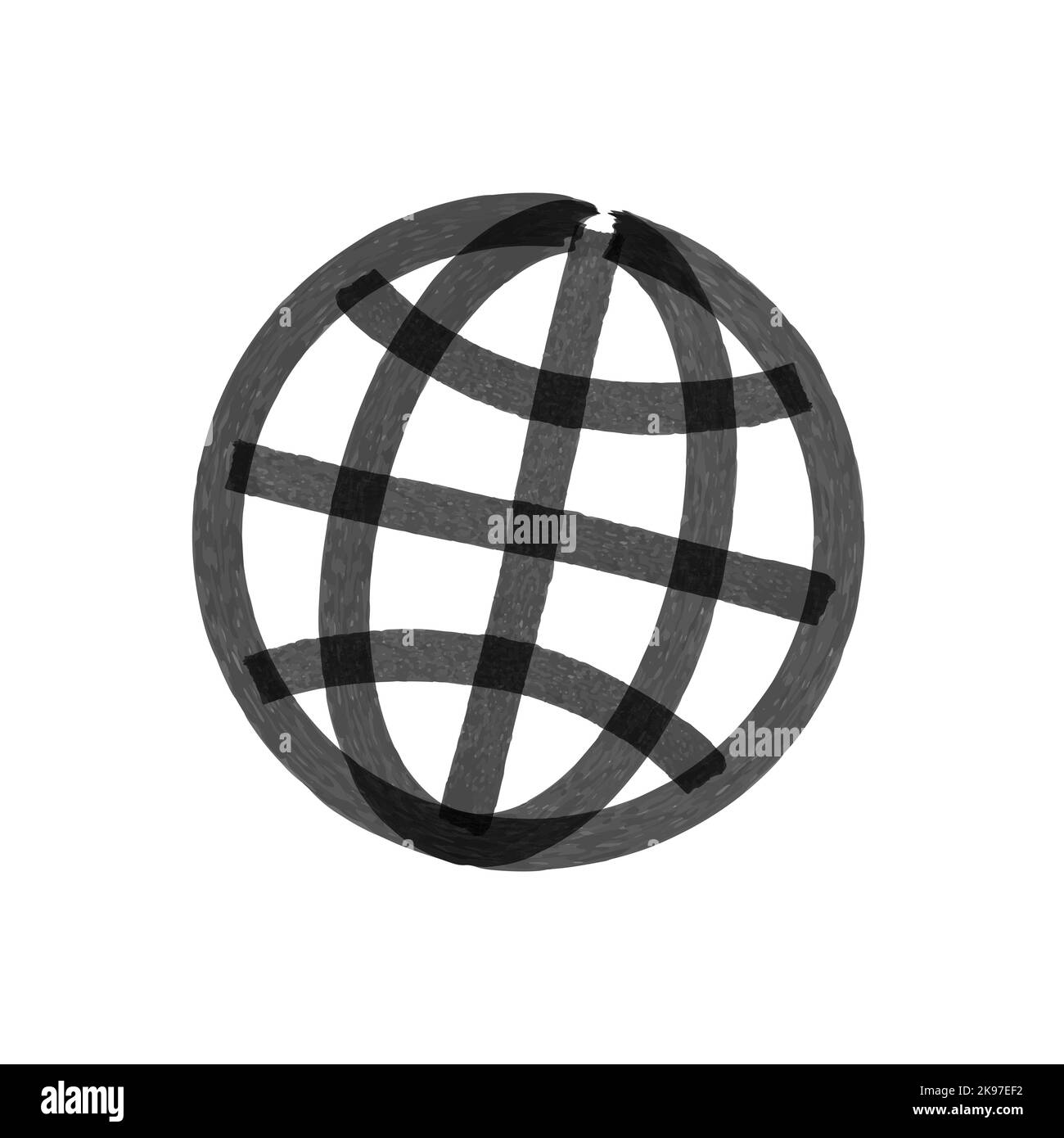 Earth latitude longitude lines hi-res stock photography and images - Alamy