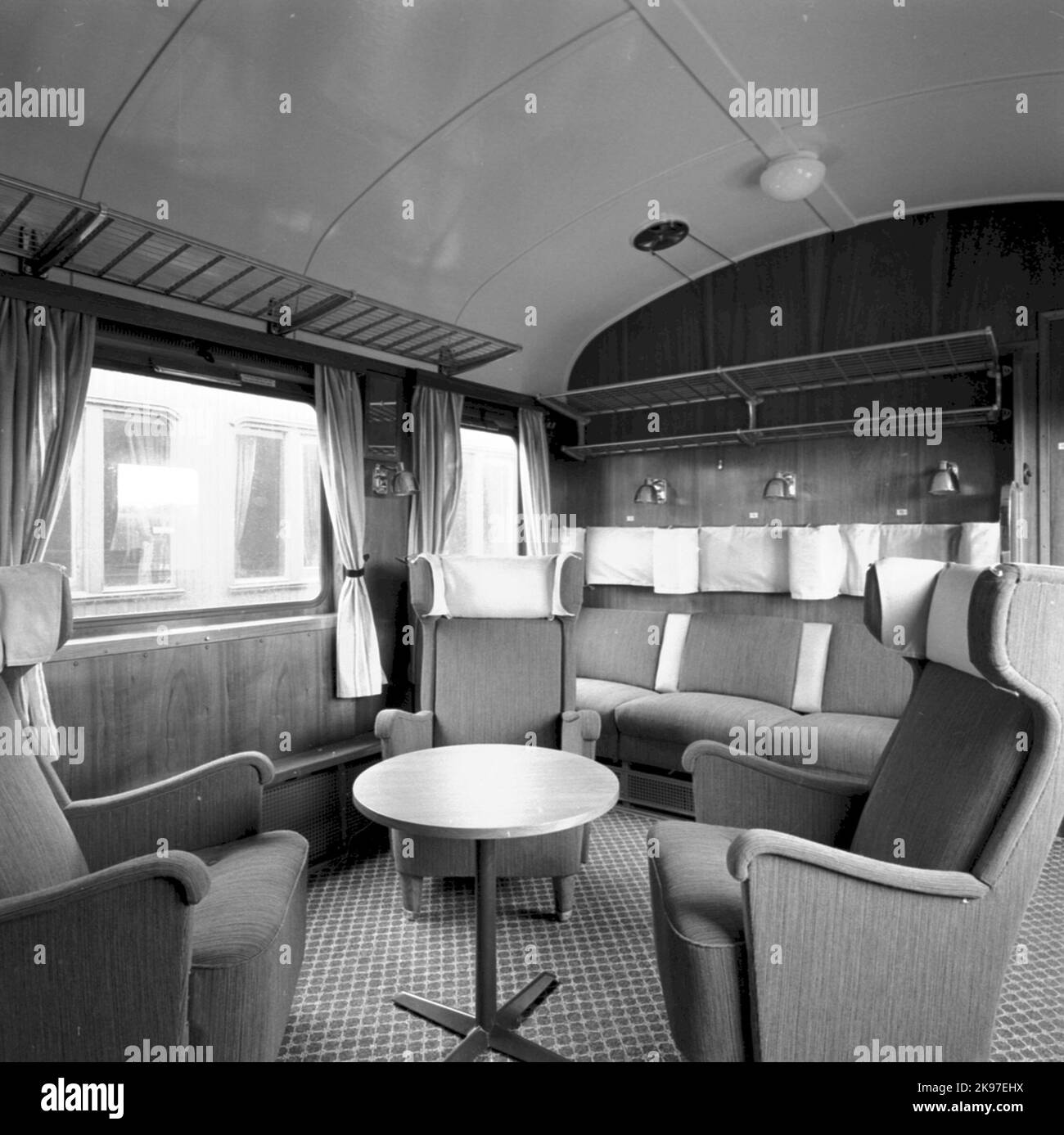 Train carriage seating Black and White Stock Photos & Images - Alamy