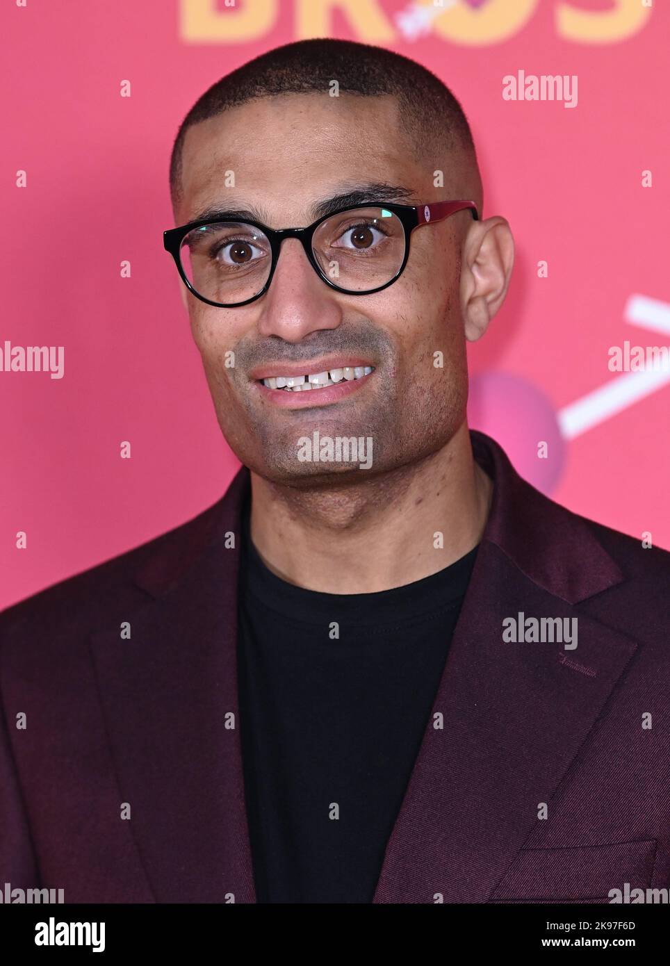 October 26th, 2022, London, UK. Richie Anderson arriving at the Bros ...