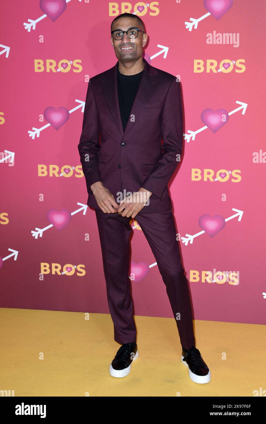 October 26th, 2022, London, UK. Richie Anderson arriving at the Bros ...