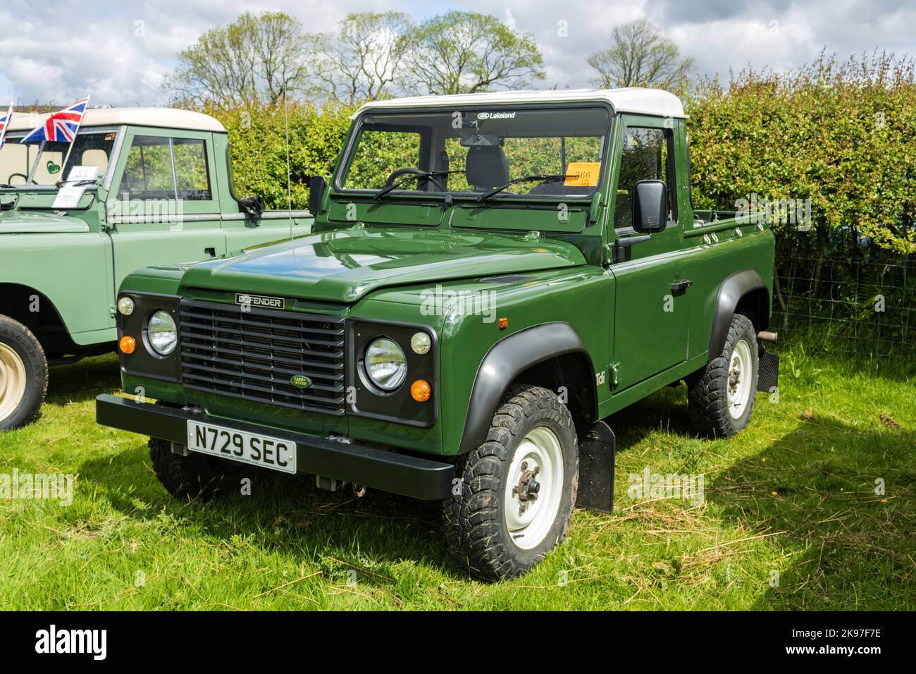 Land Rover Defender. Chipping Steam Fair 2022 Stock Photo - Alamy