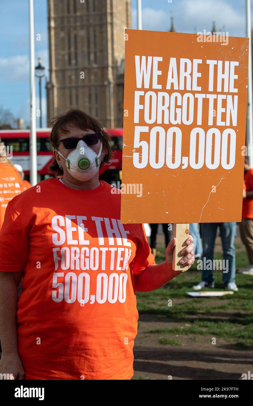 Westminster, London, UK. 26th October, 2022. A demonstration took place ...