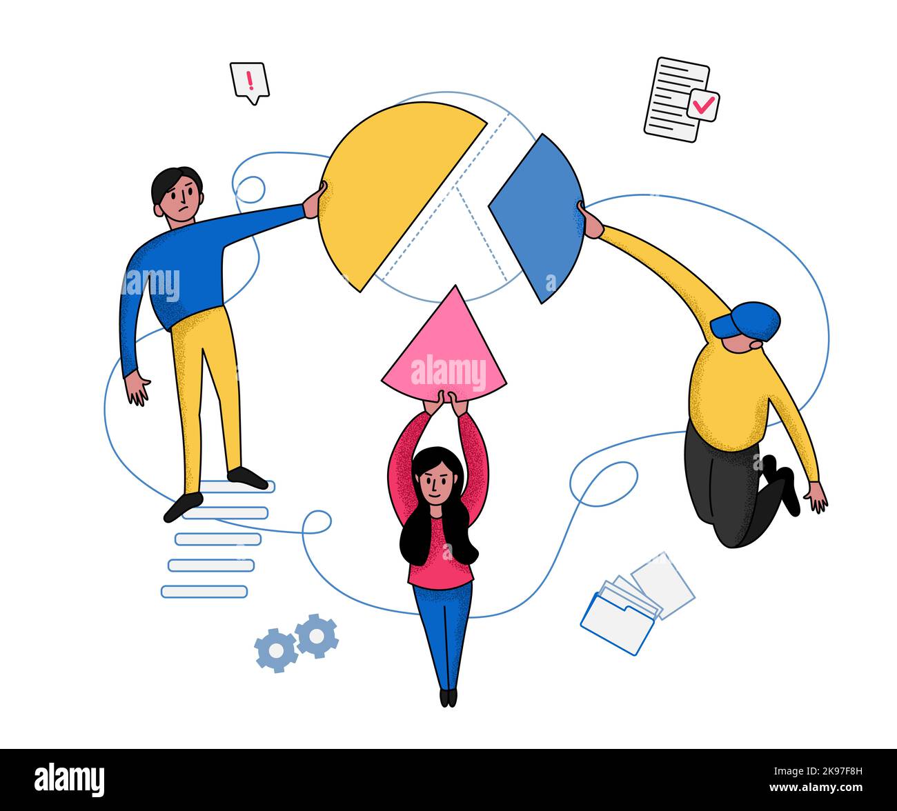 Woman working on stairs Cut Out Stock Images & Pictures - Alamy