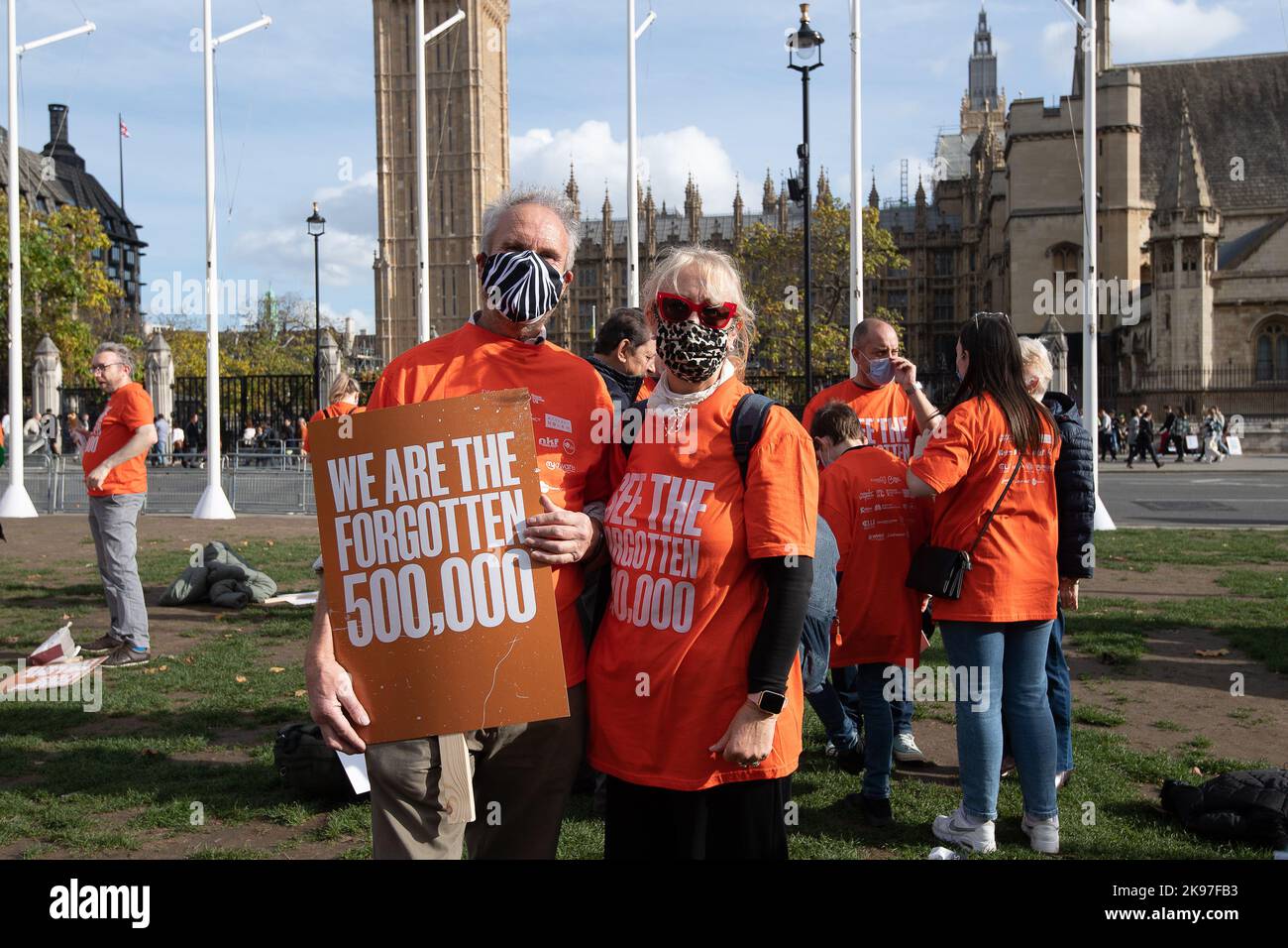 Westminster, London, UK. 26th October, 2022. A demonstration took place ...