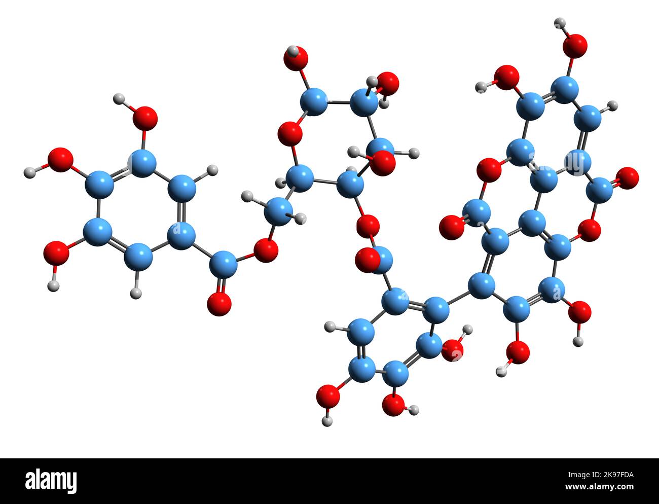 3D image of Terflavin B skeletal formula - molecular chemical structure ...
