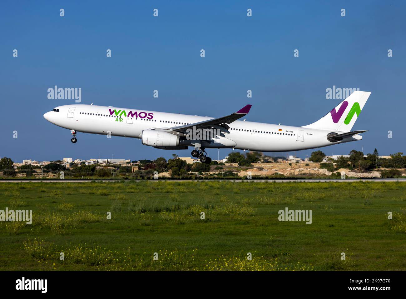 Wamos Air Airbus A330-343 (REG: EC-NOG) operating flight KM395 from ...