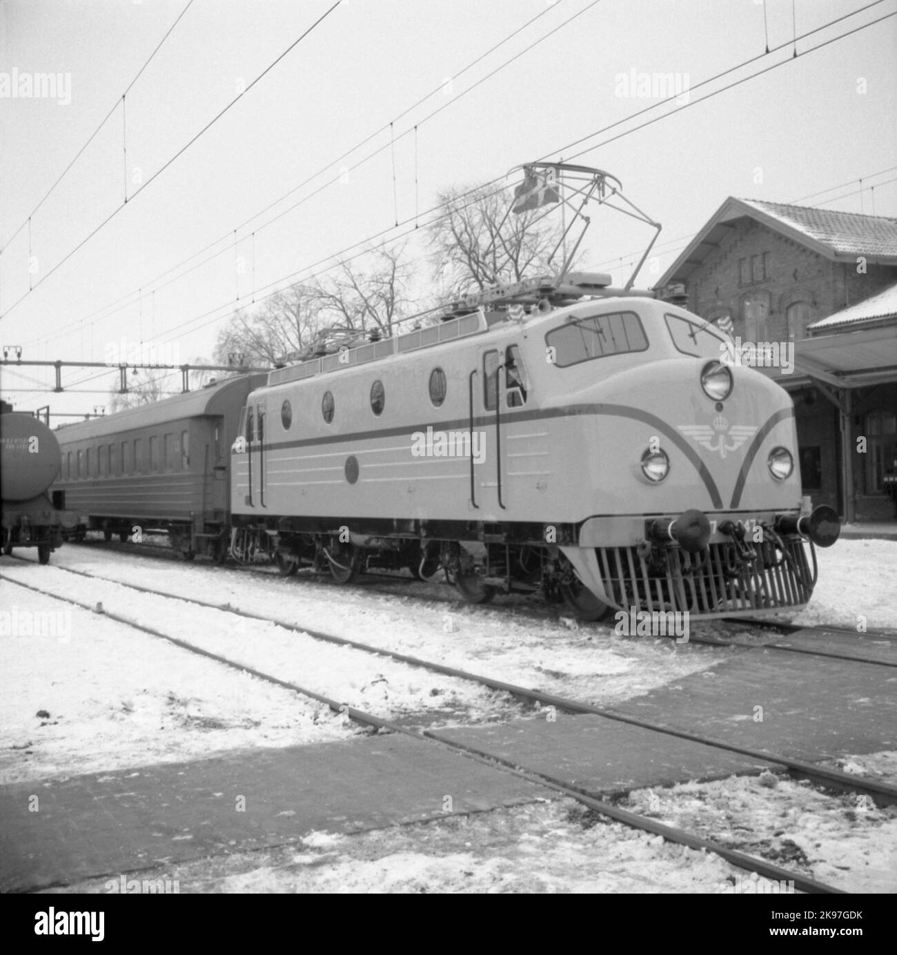Swedish train Black and White Stock Photos & Images - Alamy