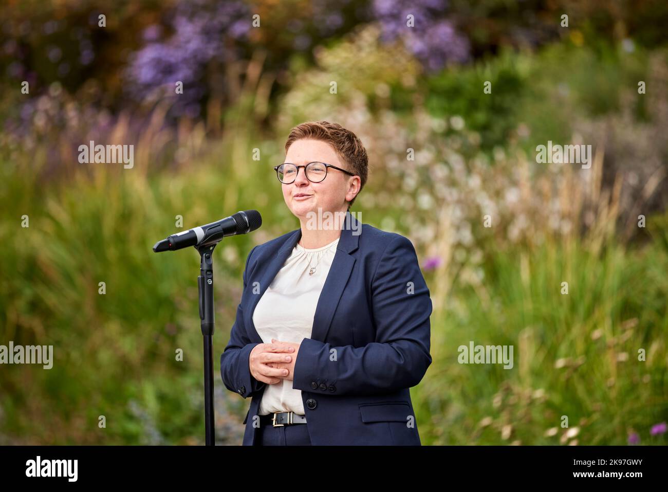Bev Craig leader of Manchester Council Stock Photo - Alamy