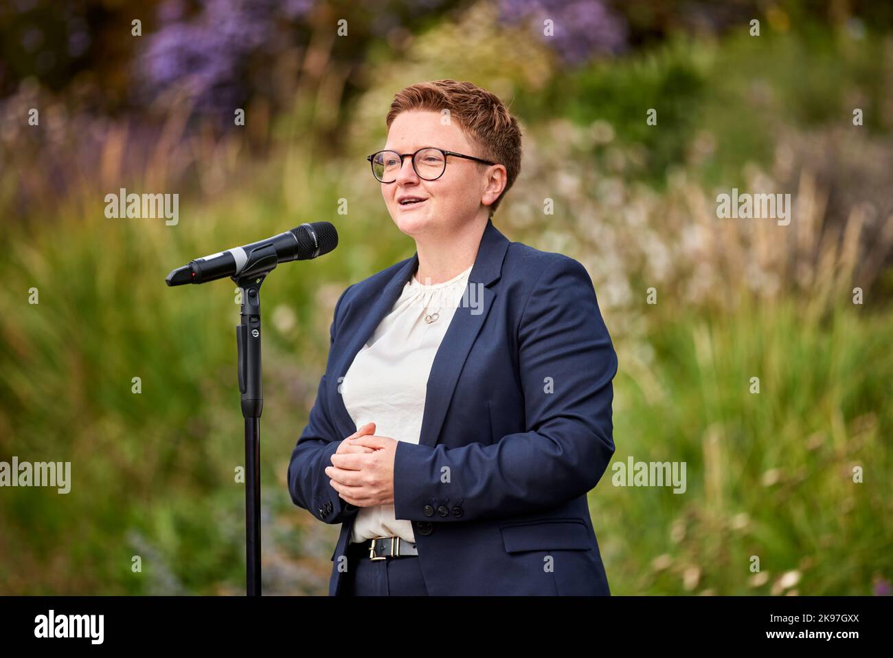 Bev Craig leader of Manchester Council Stock Photo - Alamy