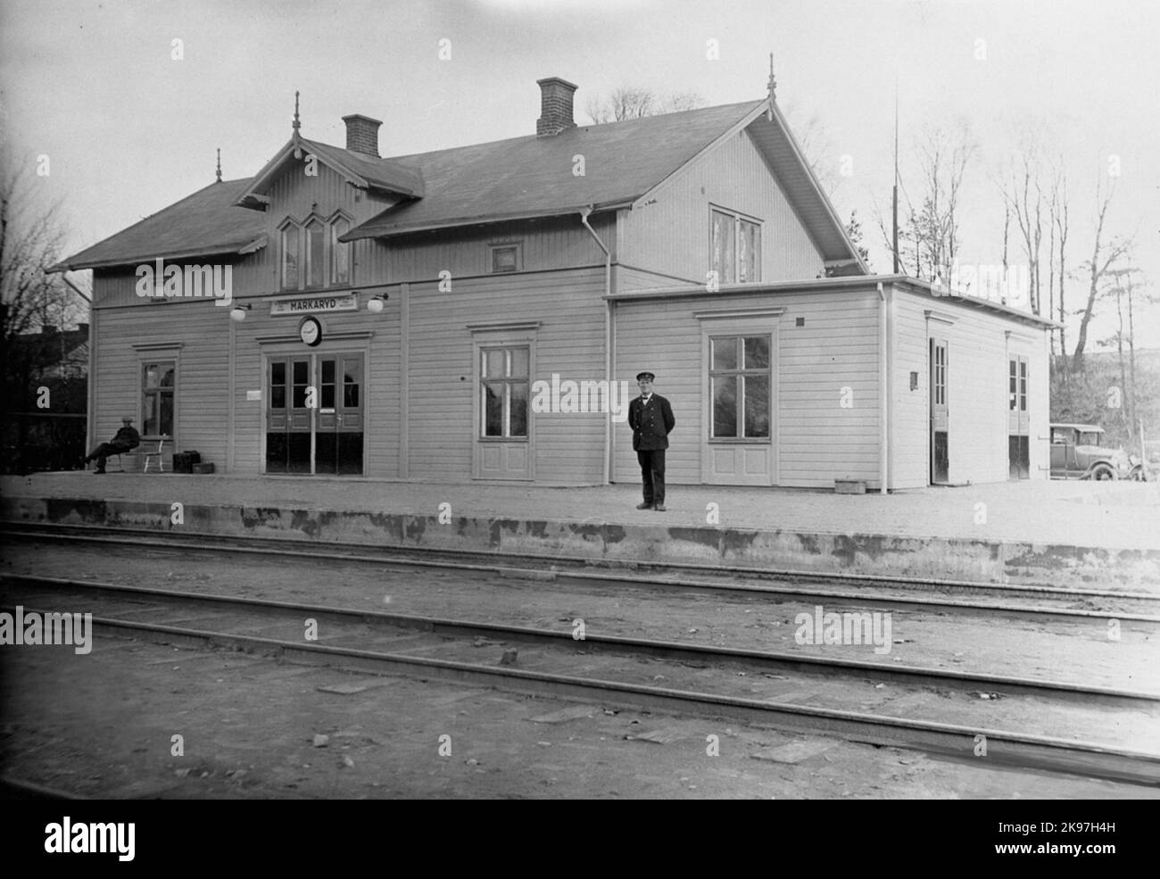 Markaryd Railway Station Stock Photo - Alamy