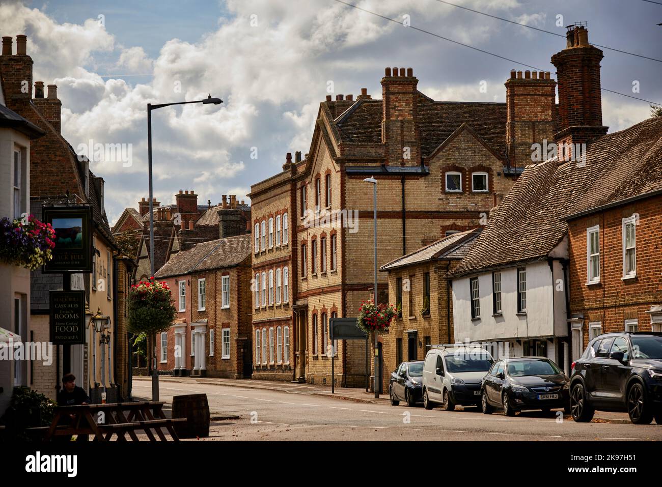 Village residential street scene hi-res stock photography and images ...