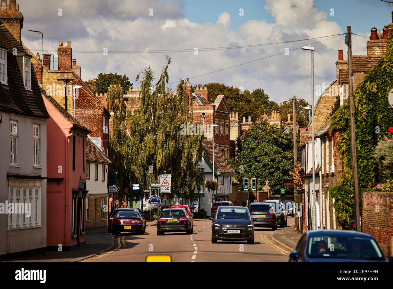 Village residential street scene hi-res stock photography and images ...