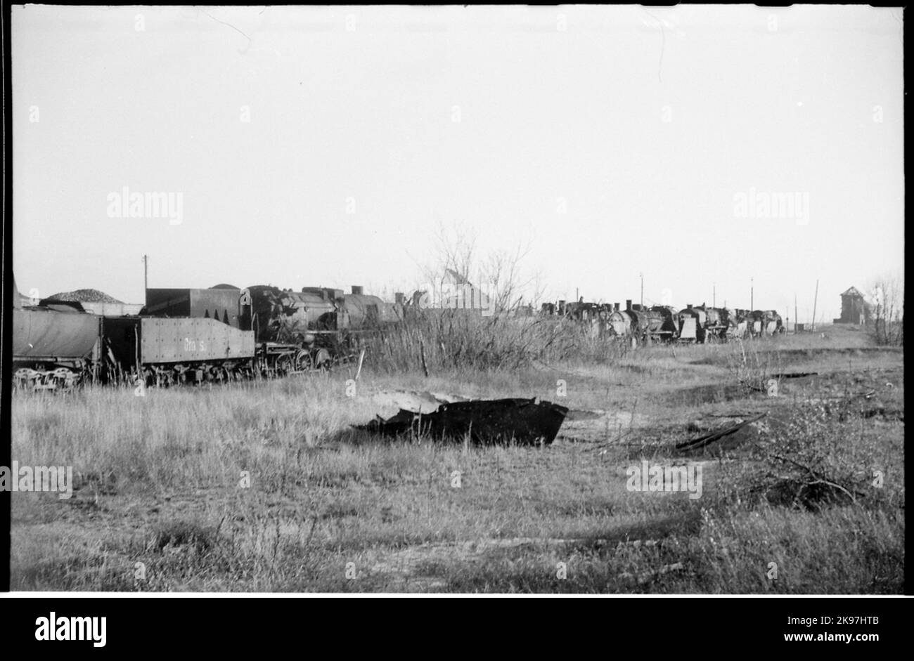Steam locomotive outside Gdansk Stock Photo - Alamy