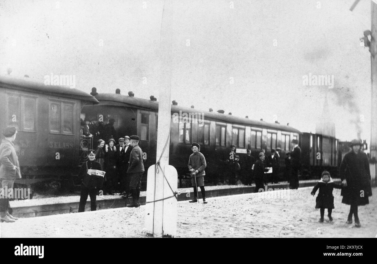 SSJ train.ssj, Skåne - Smålands Railway Stock Photo - Alamy