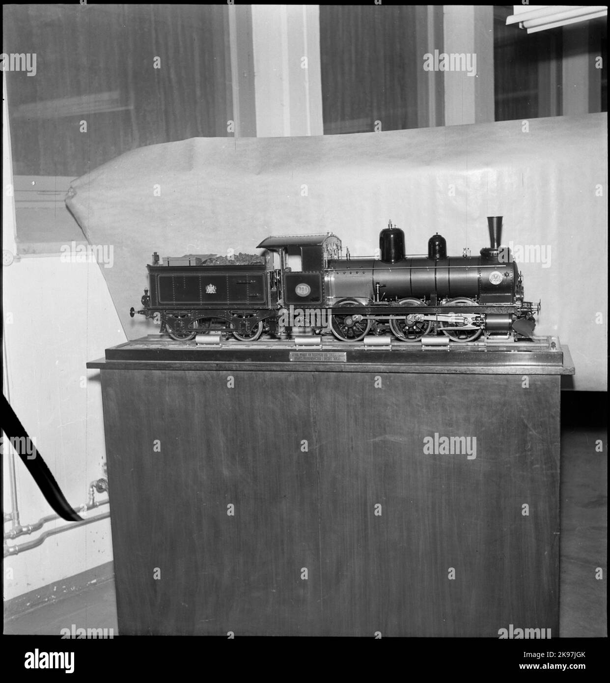 Model of the steam locomotive State Railways, SJ KD 701 Stock Photo - Alamy