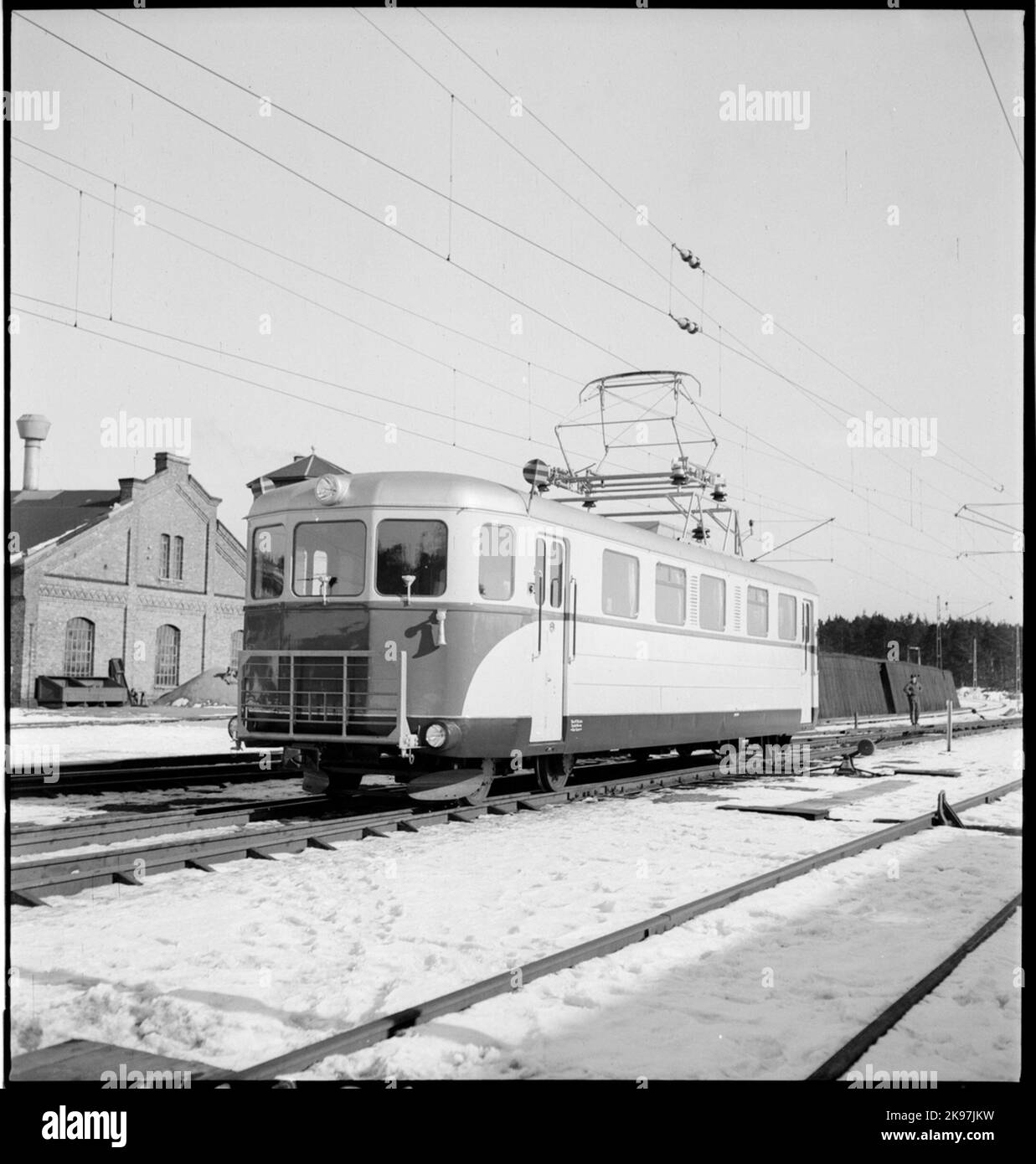 The State Railways, SJ YOA1 31. Electric sample motor carriage was ...