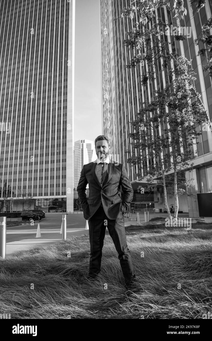 Successful employee in formalwear Black and White Stock Photos & Images ...
