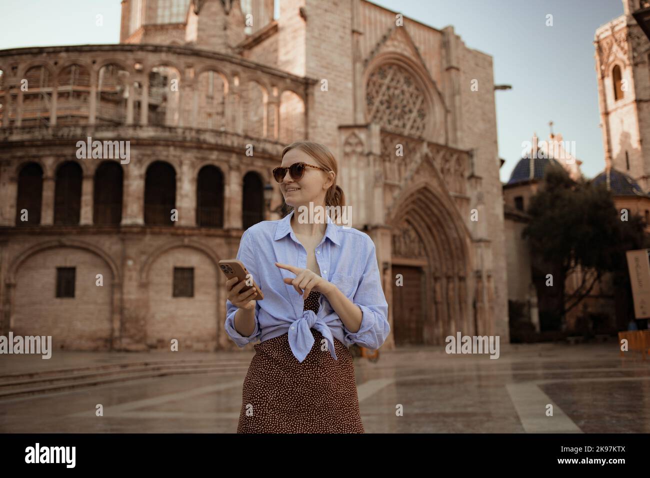 Valencia, Spain travel summer tourism holiday vacation background ...