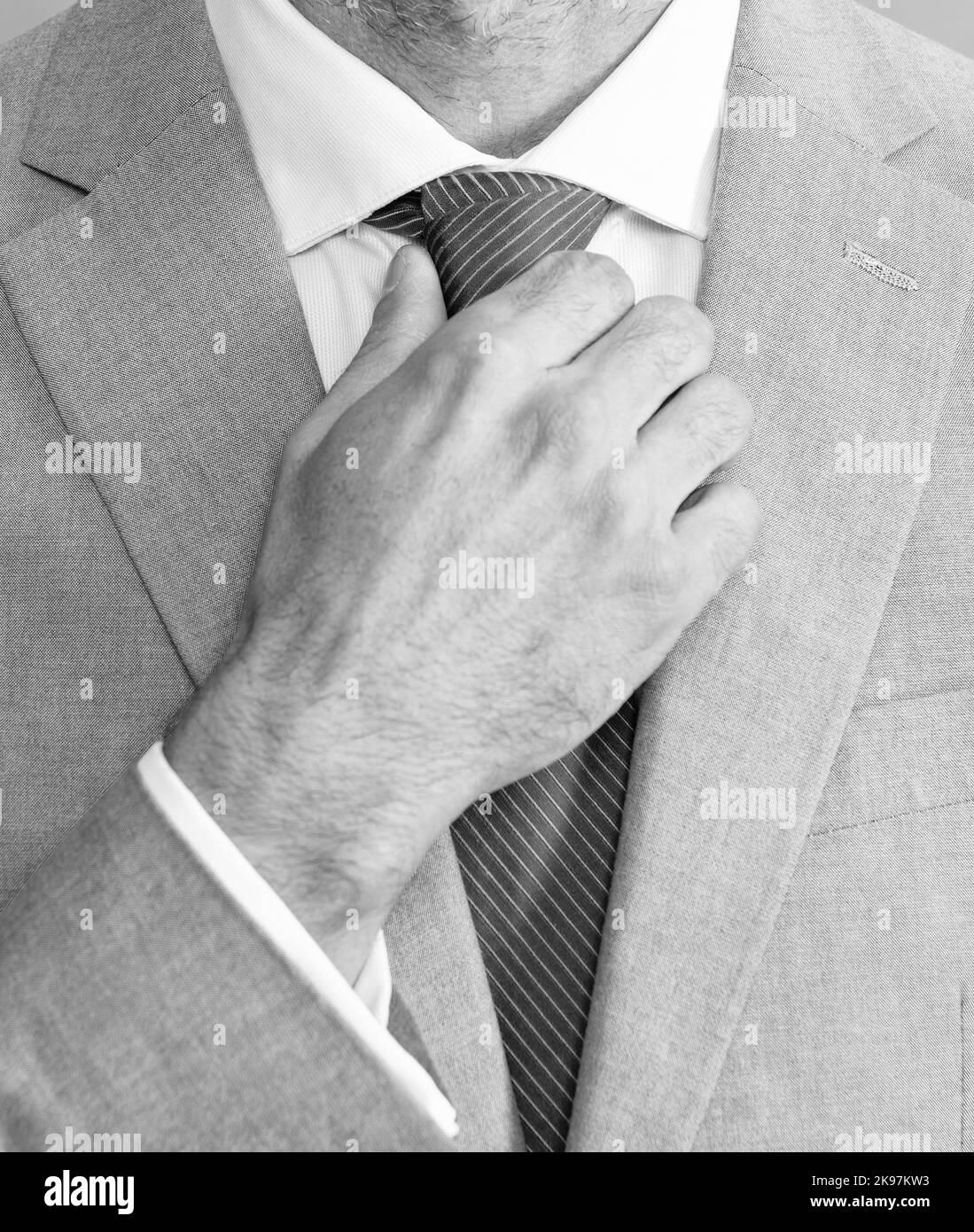 Suit and tie Black and White Stock Photos & Images - Alamy