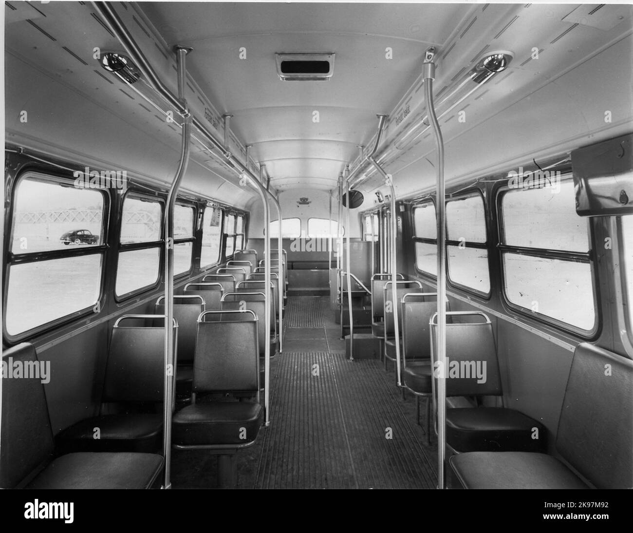 Interior of Capitol bus Stock Photo - Alamy