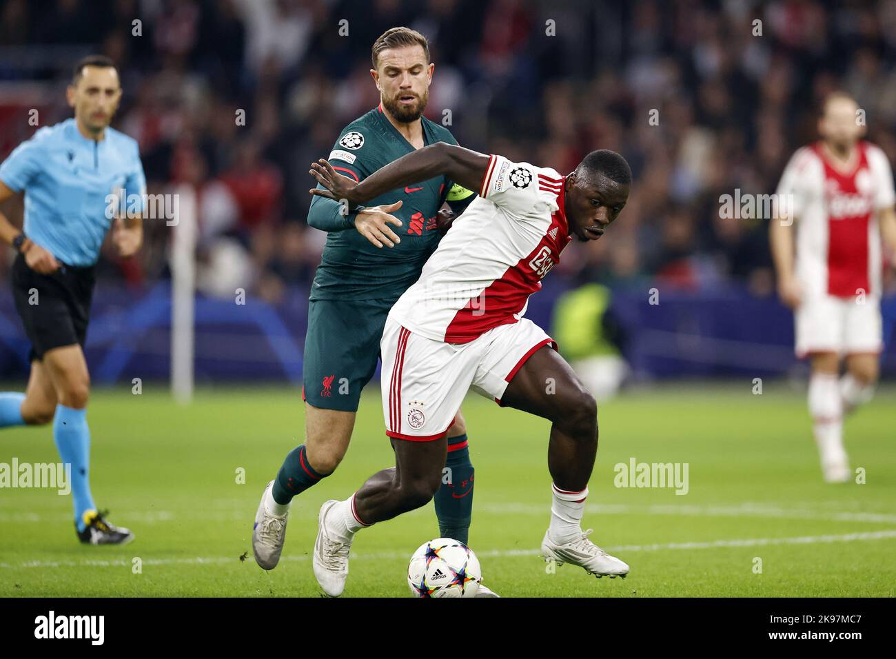 Amsterdam, The Netherlands. October 26, 2022 Amsterdam, The Netherlands. AMSTERDAM - (LR) Jordan ...