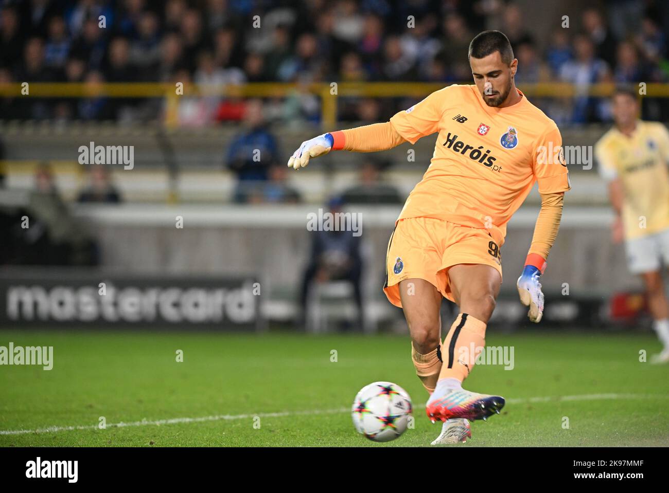 Brugge , Belgium . 26/10/2022, goalkeeper Diogo Costa (99) of FC Porto ...