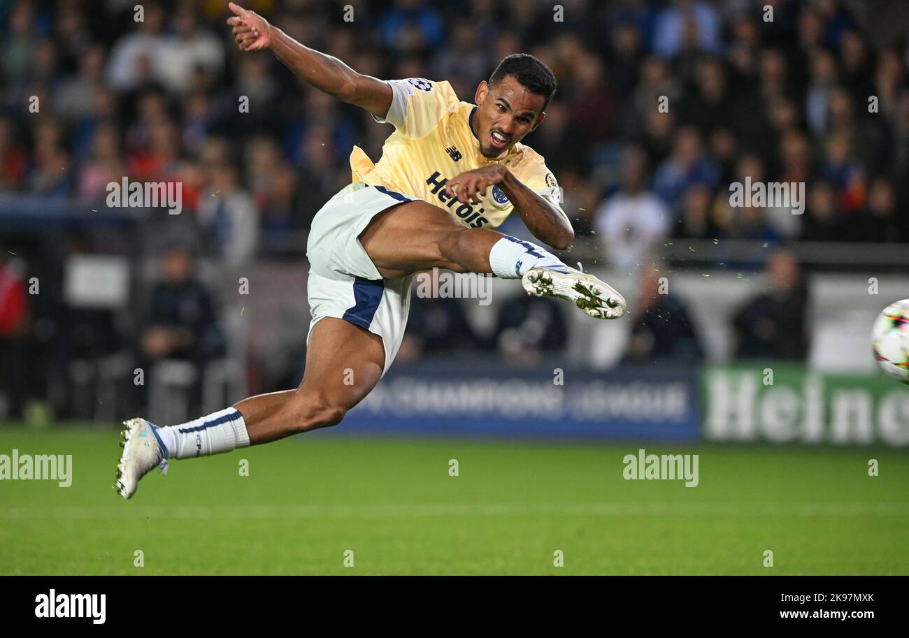 Brugge , Belgium . 26/10/2022, Galeno (13) of FC Porto pictured during ...