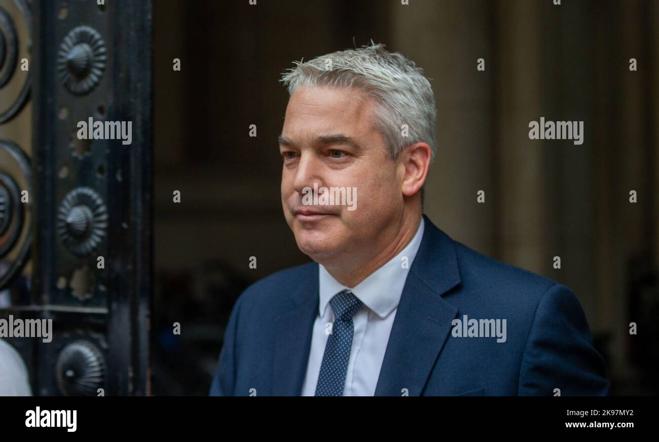 London, England, UK. 26th Oct, 2022. Secretary of State for Health and ...