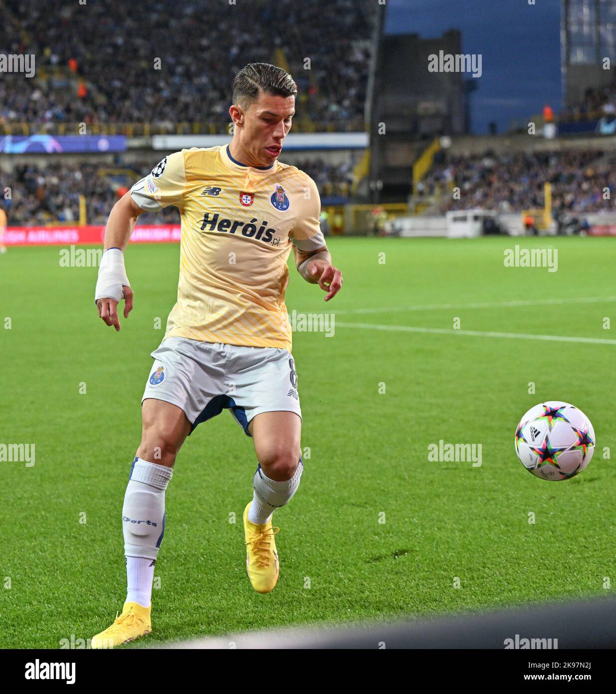 Brugge , Belgium . 26/10/2022, Matheus Uribe (8) of FC Porto pictured ...