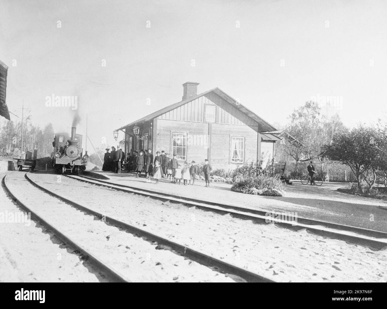 Askersund - Skyllberg - Lerbäcks Railway, Aslj Lok 2 at Ingelsby ...